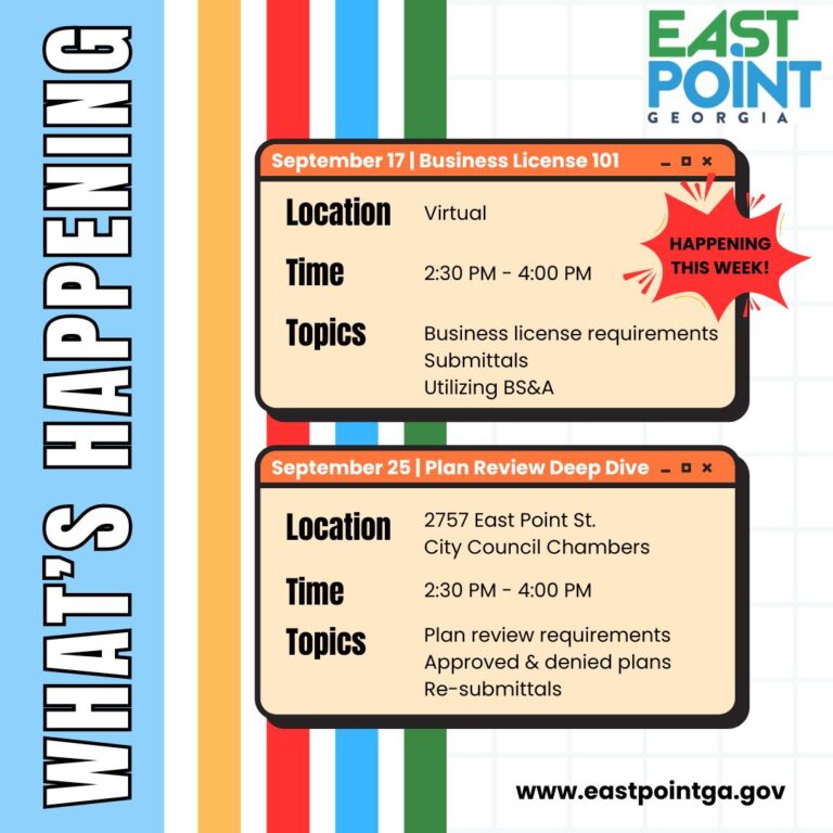 Events - City of East Point, Georgia